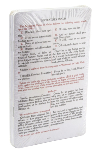 Spare set of cards to use with Baronius Press' Roman Breviary.